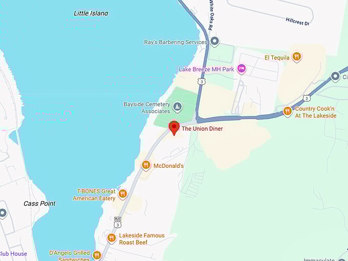 16. union diner map
