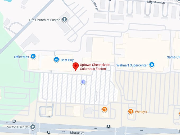 16. uptown cheapskate columbus easton map
