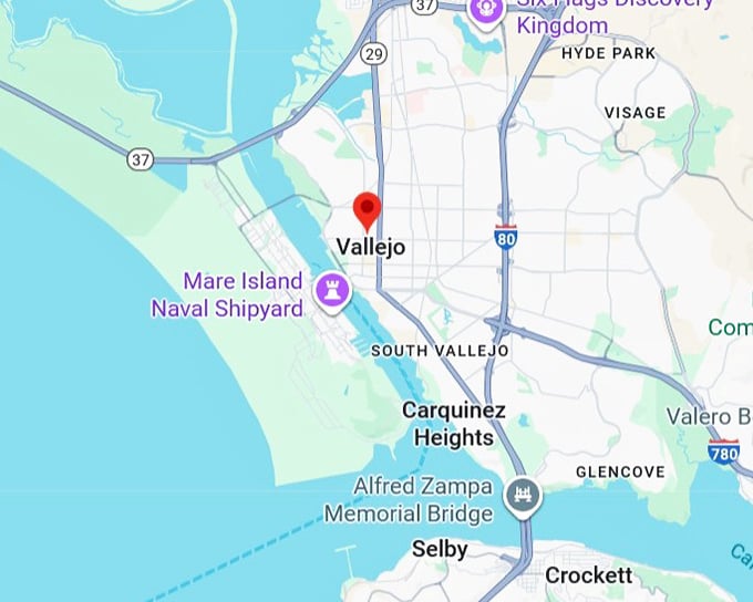 16. vallejo map