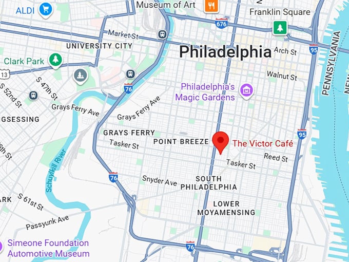 16. victor café map