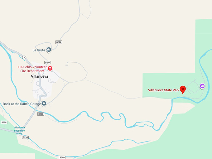 16. villanueva state park map
