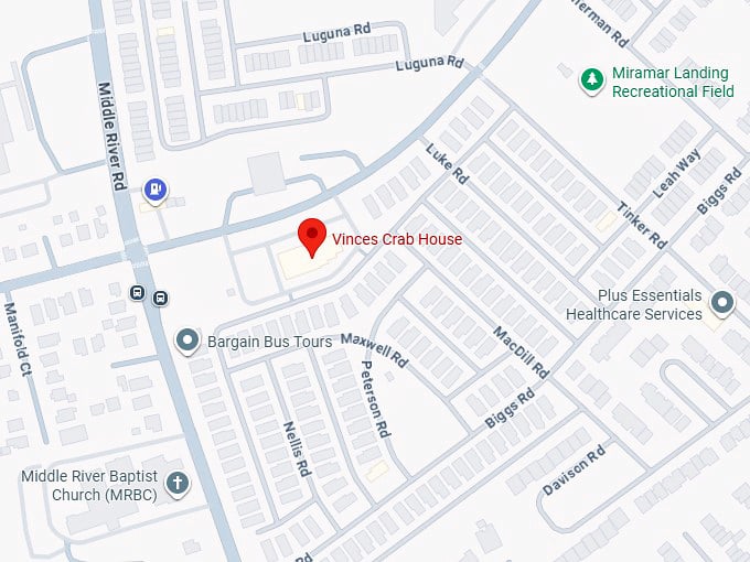 16. vince’s crab house map