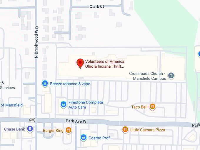 16. volunteers of america ohio & indiana thrift store mansfield map