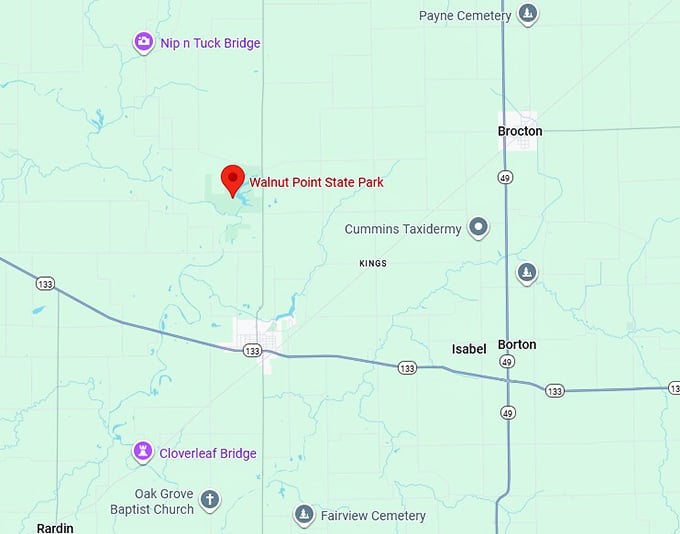 16. walnut point state park map