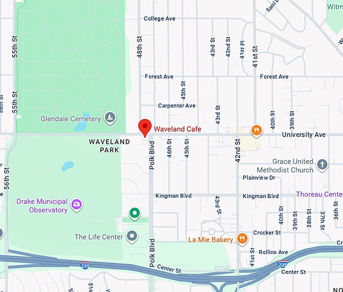 16. waveland cafe map