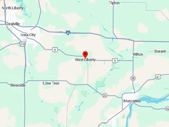 16. west liberty map