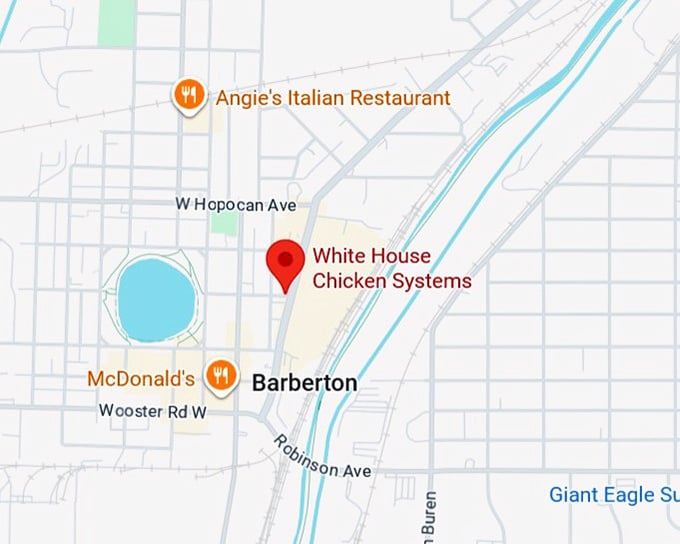 16. white house chicken systems inc map