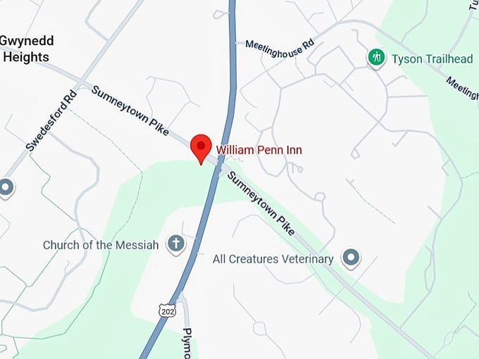 16. william penn inn map