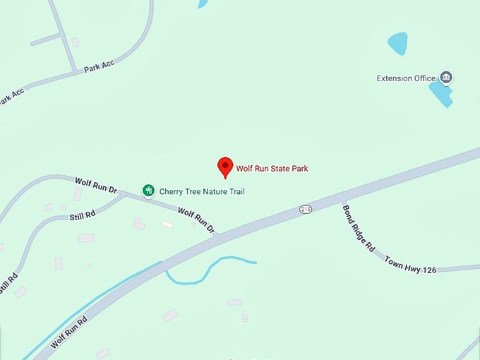 16. wolf run state park map