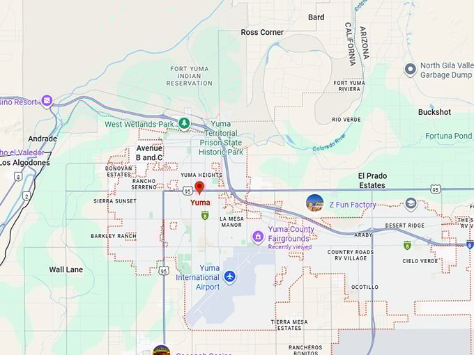 16. yuma map