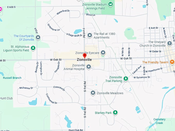 16. zionsville map