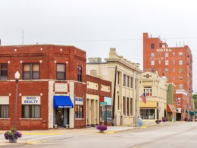 Abilene's historic downtown stretches like a Western movie set, complete with brick buildings and small-town charm.