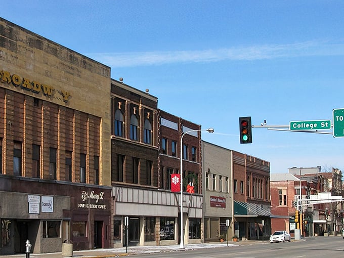 Historic downtown Albert Lea beckons with its charming brick facades and small-town appeal – where your wallet breathes easier with every purchase.