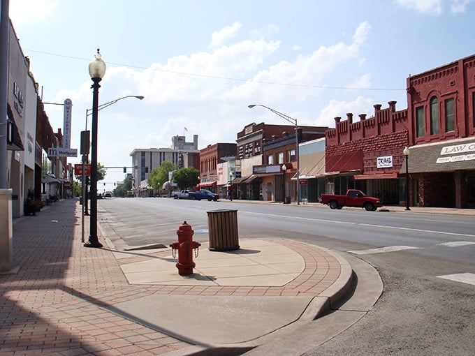 Downtown Ardmore whispers stories of yesteryear through its classic brick buildings and wide, welcoming streets. Small-town charm at its finest!