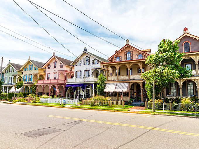 Cape May's Victorian "painted ladies" stand like colorful sentinels of history, each one competing to be the most photogenic on the block.