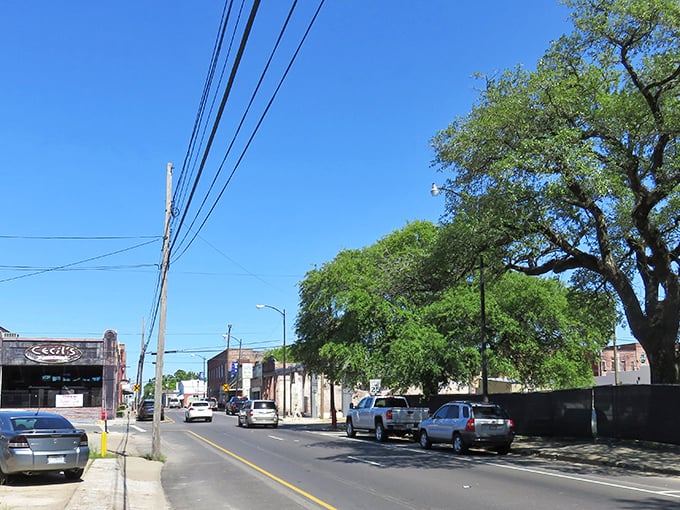 DeRidder's tree-lined main street offers small-town charm with big savings. Those shady oaks aren't the only green you'll find here!