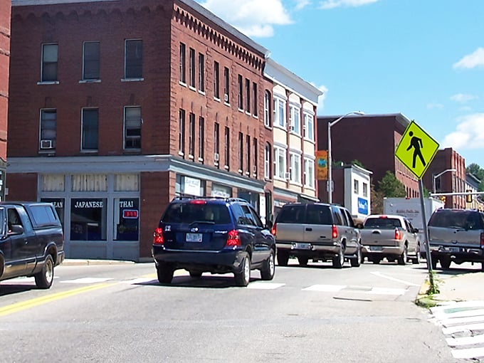 Downtown Franklin's historic brick buildings stand like sentinels of affordability, where your wallet breathes easier with every purchase.