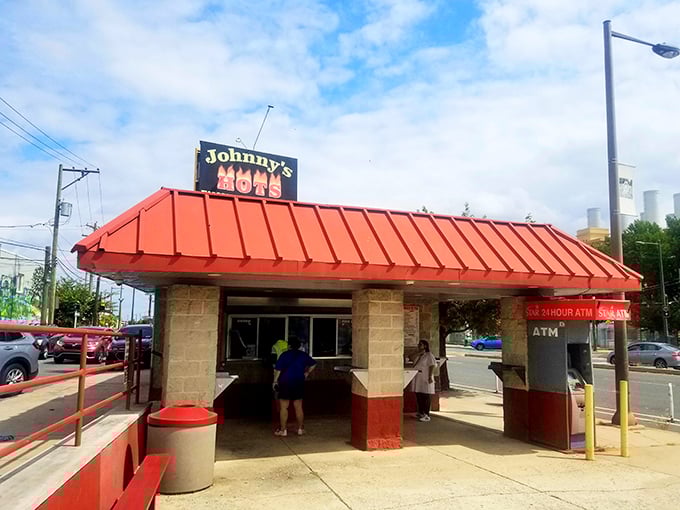 That red roof isn't just for show - it's a beacon calling all hot dog lovers home.