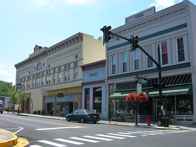 Lewisburg's historic downtown stretches out like a Norman Rockwell painting come to life.