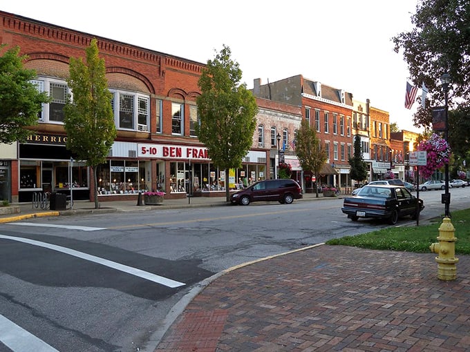 Oberlin's historic downtown looks like a movie set with its classic brick buildings and charming storefronts. Main Street magic at its finest!