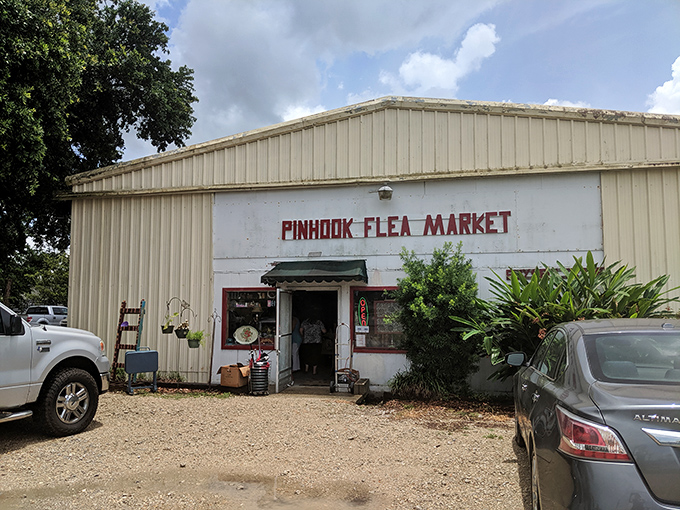 That unassuming metal building holds more treasures than a pirate's chest waiting to be discovered.