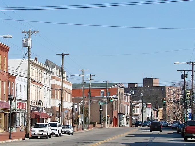 Salem's historic main street whispers stories of simpler times when prices made sense.