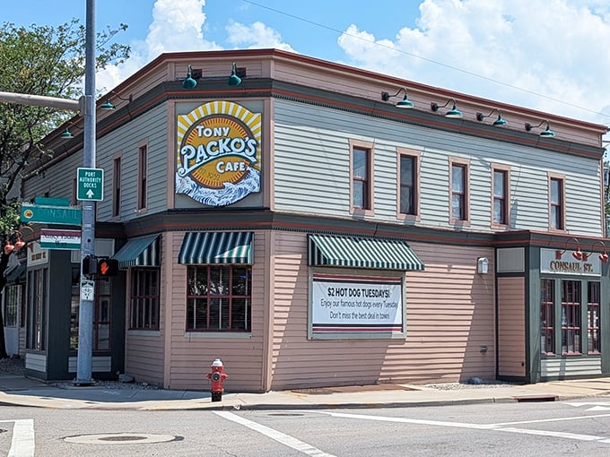 This Toledo landmark's vintage charm whispers stories of countless family dinners and celebrity visits.