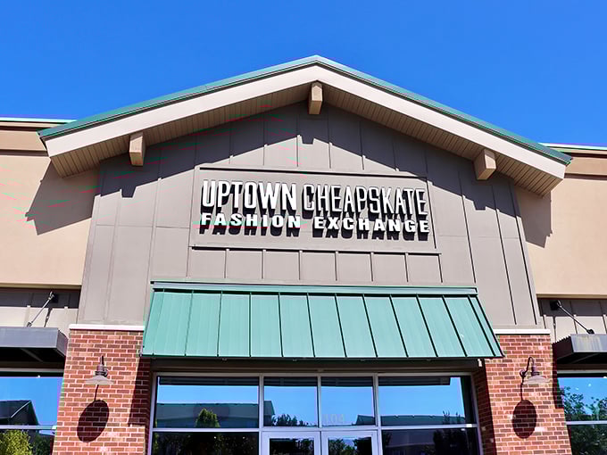 Look at that pristine storefront - this isn't your typical dusty thrift shop experience!