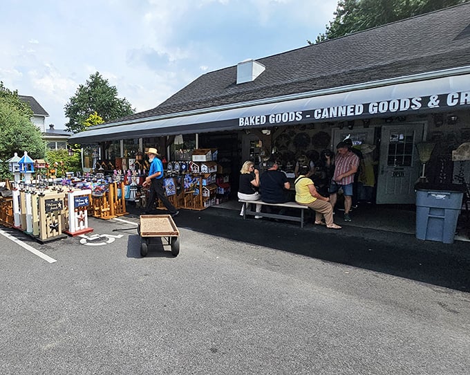 Baked goods, canned treasures, and crafts galore – this Amish store is where your diet plans go to die, deliciously.