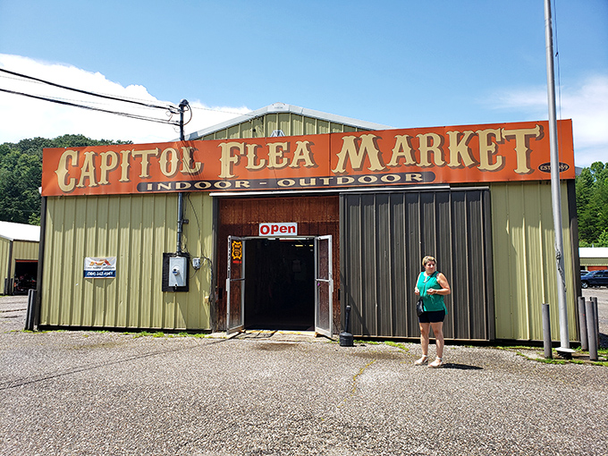 Sometimes the best adventures hide behind the most humble facades - Capitol Flea Market proves this beautifully.