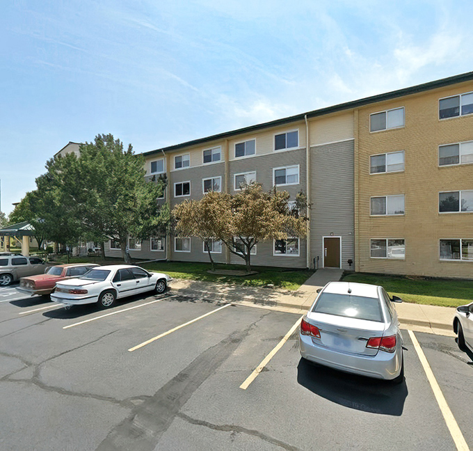 Modern apartment living where your neighbors still wave and coffee costs under three dollars.