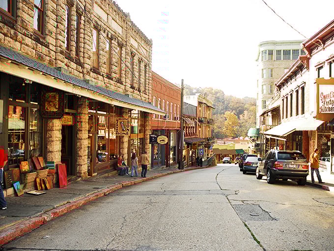 Victorian charm meets Ozark magic on these winding streets where every building whispers fascinating stories.