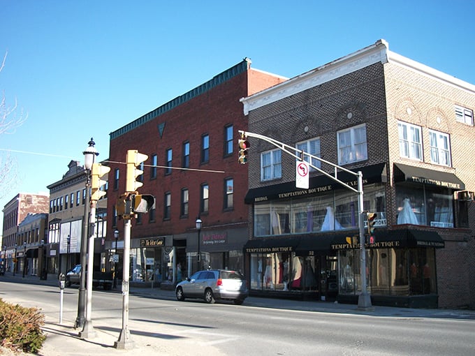 Downtown Gardner's charming storefronts invite window shopping without wallet anxiety – a rare find in Massachusetts!