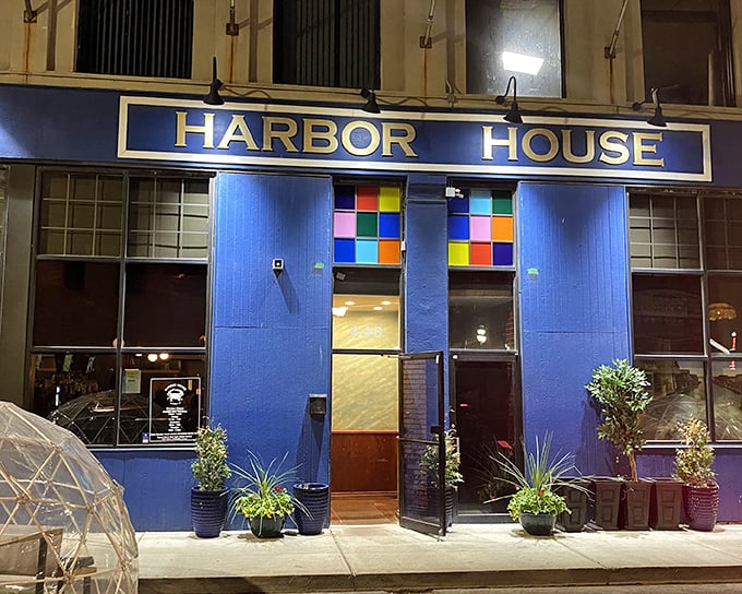 Step through these doors and you're not just entering a restaurant – you're diving into a seafood adventure!