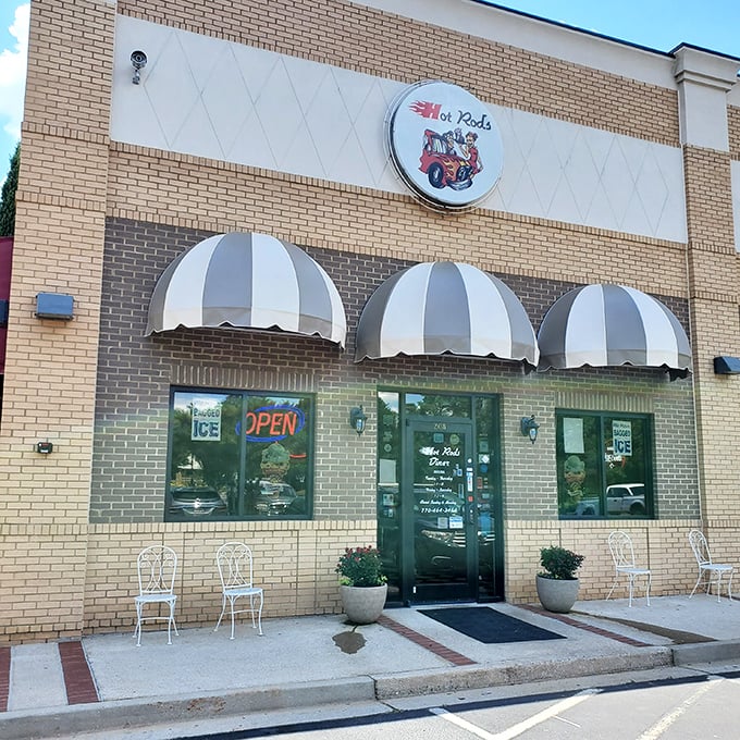 Those white benches out front aren't just for show—they're for catching your breath after experiencing biscuit nirvana.