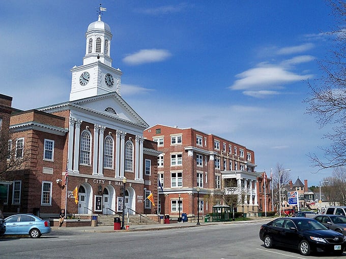 These tree-lined streets whisper stories of New England charm, where every corner feels like a warm neighborhood hug.