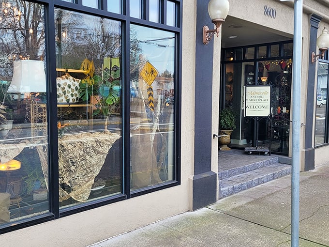 Elegant storefront windows showcase treasures waiting inside – where every visit feels like a scavenger hunt designed by Martha Stewart.