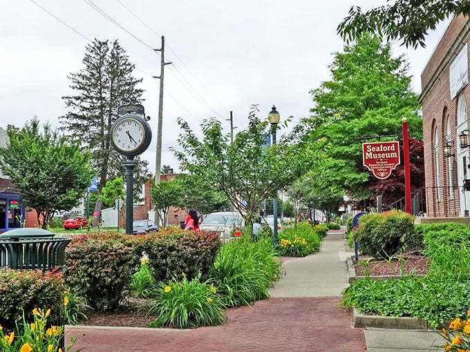 The Seaford Museum area blooms with gardens that would make Martha Stewart jealous, minus the fuss.