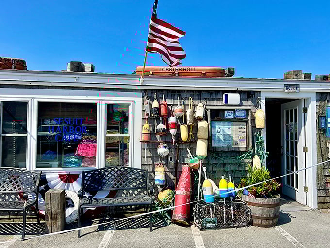 Those lobster traps aren't just decoration – they're proof this place knows the difference between fresh and frozen.