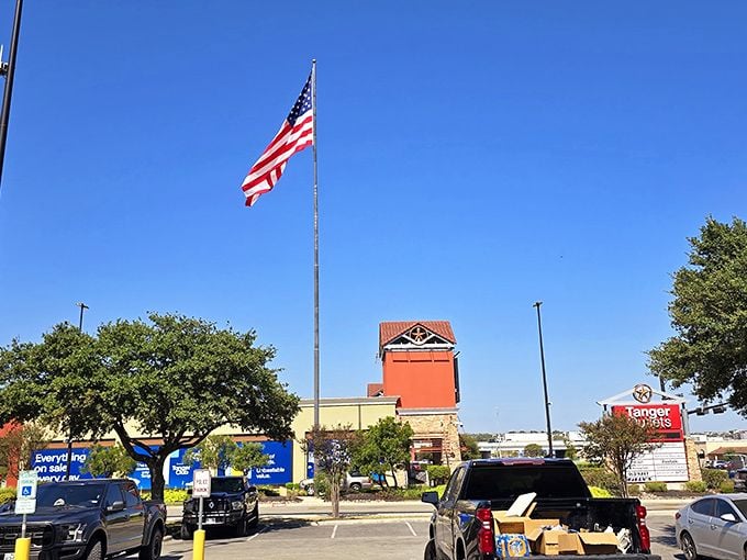 That iconic Tanger tower stands proud, promising bargain hunters a shopping adventure worth the drive south.