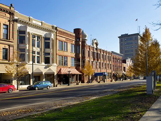 Warren's historic buildings stand as testaments to the city's industrial past, now housing affordable shops and services for budget-conscious residents.
