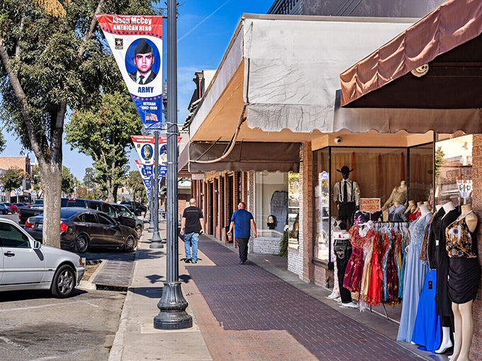 The "Hometown Heroes" banners lining Porterville's streets aren't just decoration—they're a community proudly wearing its heart on its utility poles.