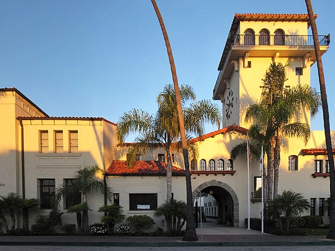 The Spanish Colonial architecture stands as a sun-drenched reminder that California's history is as colorful as its sunsets.