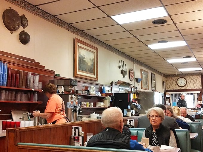 Time travel isn't science fiction at Harry's—it's the interior design. Those vintage booths have cradled generations of satisfied diners seeking comfort food salvation.