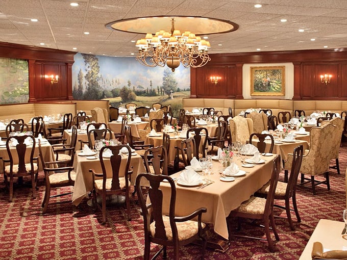 Dining rooms that whisper "special occasion" without shouting it—where chandeliers cast the kind of glow that makes everyone look like they've just returned from vacation.