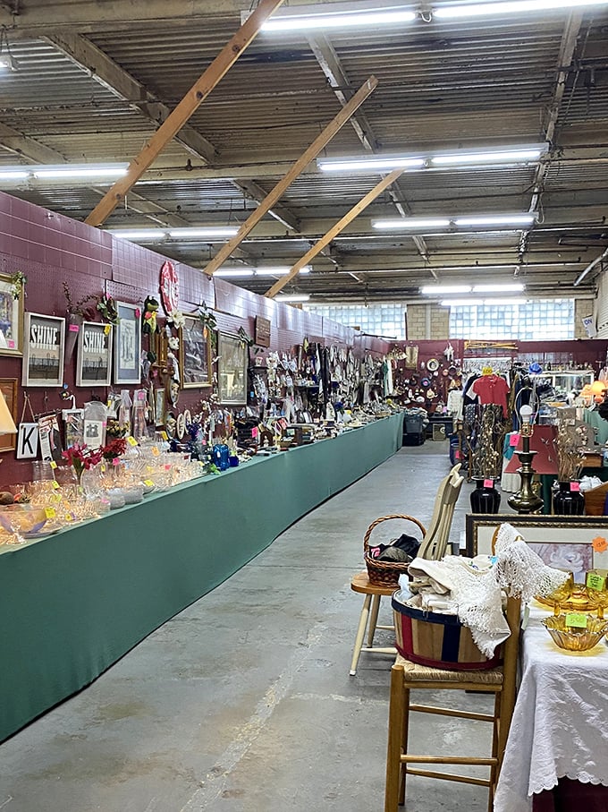 Endless aisles of possibility – where one person's castoffs become another's conversation pieces.