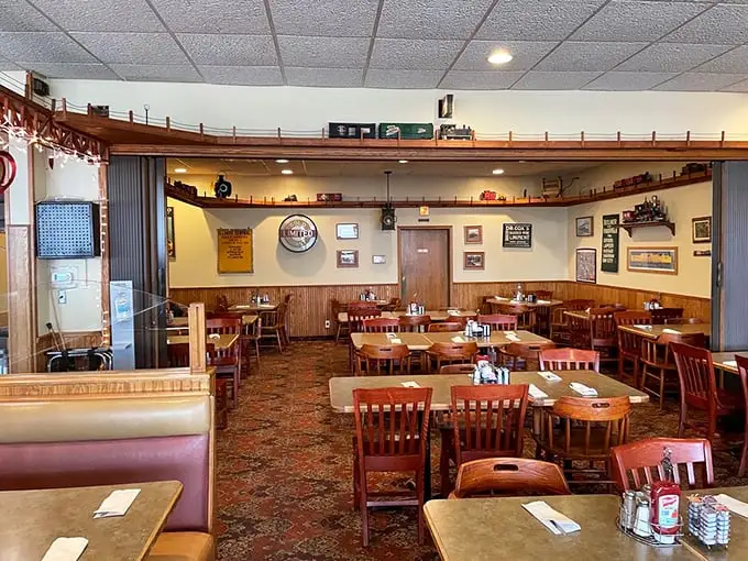 This modern interior will make you feel at home while serving you the best dishes you could ever have.