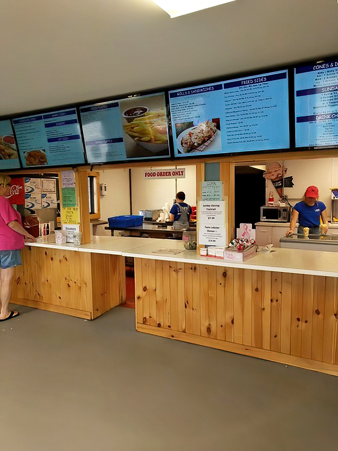 Kay's weathered shingles and modest signage hide a seafood paradise within. It's like finding a pearl in an oyster – unexpected and absolutely worth the discovery.