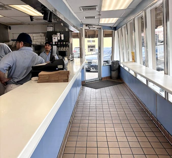 The no-frills interior speaks volumes: this place isn't about ambiance—it's about getting you to that Italian beef as efficiently as possible.