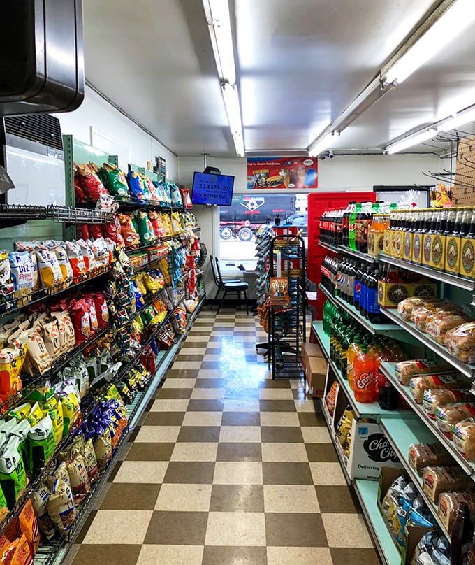 Step inside and you're greeted by that unmistakable deli aroma – the promise of freshly sliced meats and just-baked bread that makes your stomach rumble in anticipation.